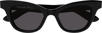 Alexander McQueen Sonnenbrille - Schwarz