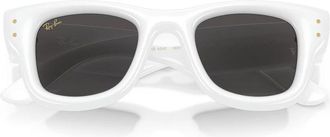 Ray-Ban unisex, Accessoires, Blanc, Taille: 47 MM Rb4940 Wayfarer Puffer