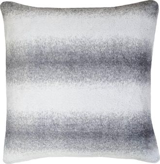 Delindo Lifestyle Kissenbezug Milton, flauschig weiche Kunstfell Kissenhülle, grau, 50x50 cm