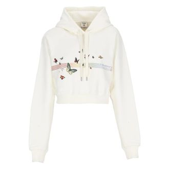 Casablanca Femme, Sweatshirts et sweats &agrave; capuche, Beige, Taille: 38 FR SweaT-shirts &agrave; capuche