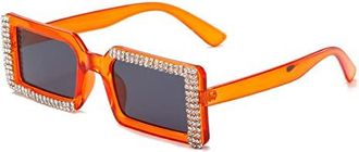 Generic Lunettes de soleil design 2025 Diamond Street Shooting pour hommes et femmes, vacances en plein air, plage (couleur : E, taille : moyen)