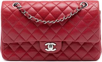 Chanel Hobo Bags - Medium Classic Caviar Double Flap - Gr. unisize - in Rot - f&uuml;r Damen