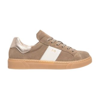 Nero Giardini Wildleder- und Leder-Sneaker - - Shoes - Damen - Beige - 38 EU