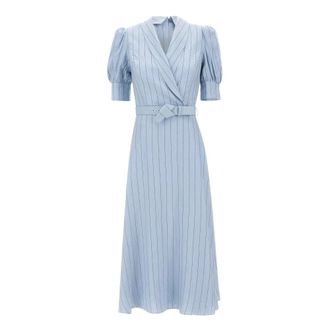 Rebecca Vallance Femme, Robes, Bleu, Taille: 40 FR Effie Midi Dress