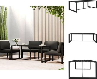 vidaXL Garten-Esstisch Anthrazit 120x60x66 cm Aluminium - Gartentisch - Esstisch - Aluminiumtisch - Outdoortisch - Terrassentisch