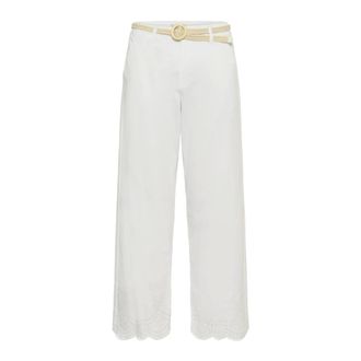 Cream Femme, Pantalons, Blanc, Taille: W34 L32 Wide Pantalons