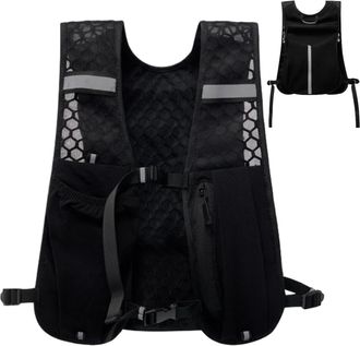 Generic Laufweste - Reflektierender Sichtbarkeitsstoff, Hydratation Tragesystem, Telefon St&uuml;tzausr&uuml;stung Auf Der Brust, Leichte Body Fit Organizer Pack Ausr&uuml;s