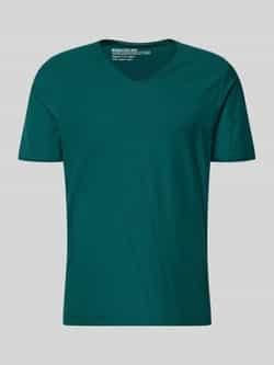 Mc Neal Regular Fit T-Shirt mit V-Ausschnitt