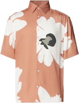 Strellson Homme, Chemises, Multicolore, Taille: S Chemise en viscose avec imprim&eacute; floral &agrave; grande &eacute;chelle