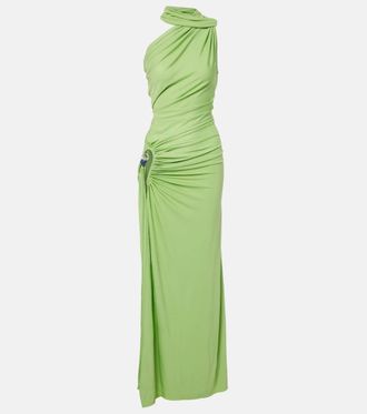 CHRISTOPHER ESBER Verziertes Maxikleid mit Cut-outs