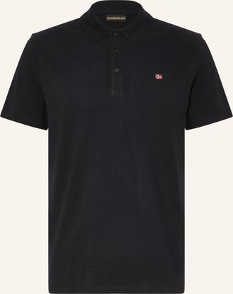 Napapijri Piqu&eacute;-Poloshirt Ealis schwarz