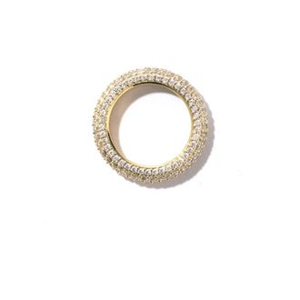 Pearl Octopuss.y Skinny Diamond Ring - - Accessories - Damen - Grau - 54 MM