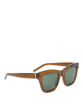 Saint Laurent Lunettes De Soleil - Marron