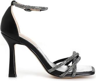 Caf&egrave;noir Caf&eacute; Noir C1MA9003 Sandale avec Strass Ferm&eacute; Derri&egrave;re, Noir, 38 EU