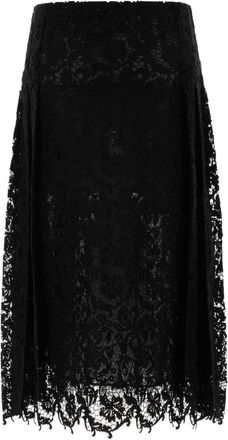 Fendi Lace Skirt - Black