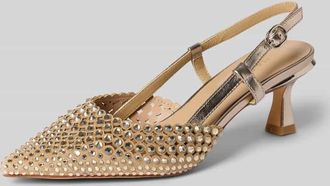 Alma En Pena Pumps mit Ziersteinbesatz