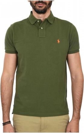 Ralph Lauren Homme, Tops, Vert, Taille: XL Polo Chemises
