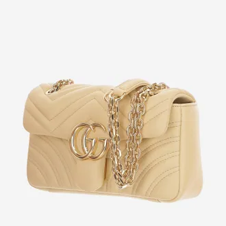 Gucci Womens Shoulder Bag Margarine Lamb