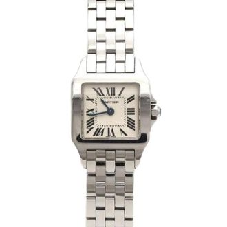 Cartier Pre-owned Santos Demoiselle Acier inoxydable Quartz - Femme - Pre-owned - Gris - Taille: ONE Size