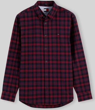 Tommy Jeans Regular Fit Freizeithemd mit Karomuster