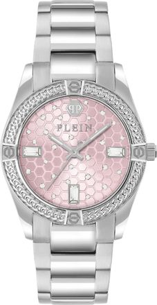 Philipp Plein Uhr - Quarz-Analoguhr Plein Icon Chain - Gr. unisize - in Silber - f&uuml;r Damen