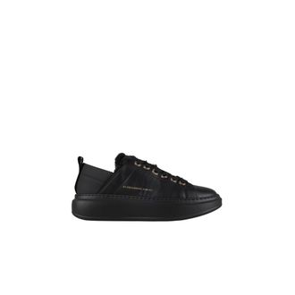 Alexander Smith Wembley Donna in schwarzem Leder mit Eco-Pelz-Futter und schwarzer Sohle - - Shoes - Damen - Schwarzk - 41 EU