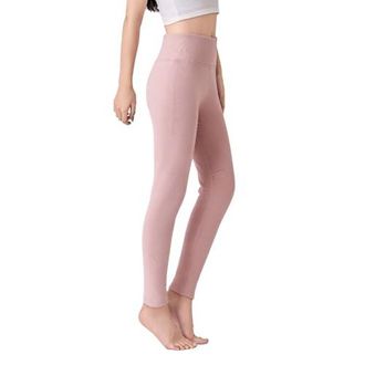Generic Legging taille haute avec doublure en polaire, pantalon de base thermique chaud et extensible pour plus de confort par temps froid, Rose, XXL