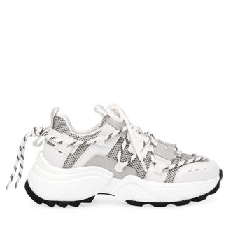 Steve Madden Sneakers Steve Madden Tazmania Sneaker SM11002419-04005-739 Wei&szlig;