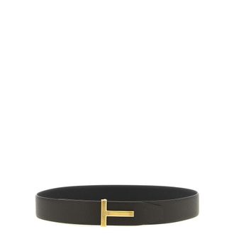 Tom Ford Icon Grain Leder Wende-G&uuml;rtel - - Accessories - Herren - Schwarzk - 100 CM
