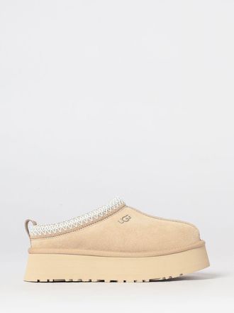 UGG Mules Tazz II en cuir su&eacute;d&eacute; avec semelle plateforme et coutures contrastantes