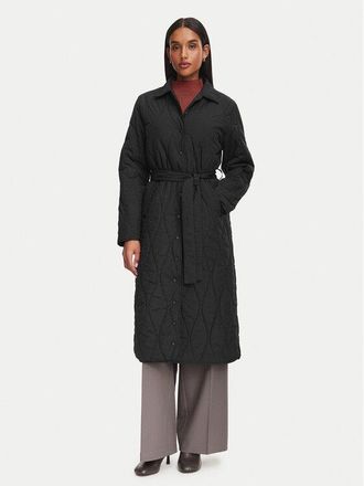 Simple &Uuml;bergangsmantel 62KUDP102 Schwarz Regular Fit