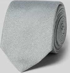 Olymp Seidenkrawatte aus reiner Seide mit Logo-Patch (6,5 cm)