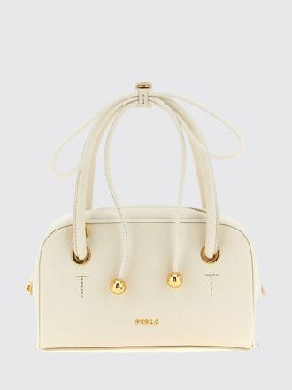 Furla Mini sac &agrave; main Poppy en cuir pleine fleur avec double anse et bandouli&egrave;re