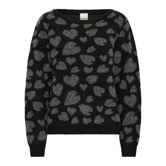 Ichi Rundhals-Strickware - - Knitwear - Damen - Mehrfarbig - S