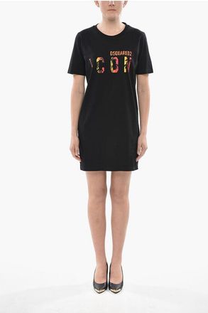 Dsquared2 Short-Sleeve Tee Dress ICON SUNSET size M