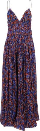 Ulla Johnson Femme, Robes, Violet, Taille: 36 FR Robe en mousseline &agrave; imprim&eacute; floral