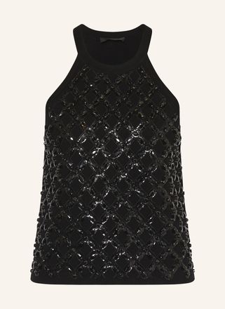 Liu Jo Liu Jo Stricktop Mit Schmucksteinen schwarz