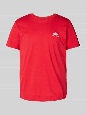 Alpha Industries T-Shirt mit Label-Print