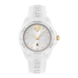 Plein Sport Femme, Accessoires, Blanc, Taille: ONE Size Plein Sport Fearless Watch