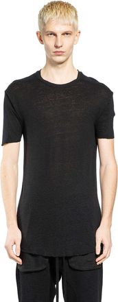 Thom Krom Spliced Viscose Linen T-Shirt