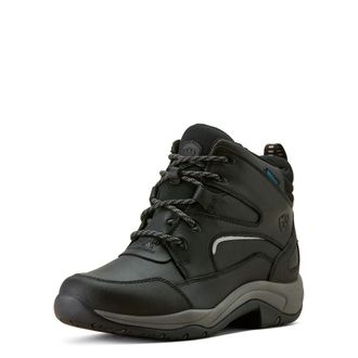 Ariat Womens Telluride II Waterproof Boots in Black, B Medium Width, Size 42.5, by Ariat