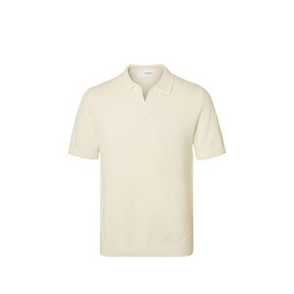 Selected Polo manches courtes en coton biologique