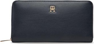 Tommy Hilfiger Geldb&ouml;rse Th Icon Lrg Za AW0AW17744 Dunkelblau