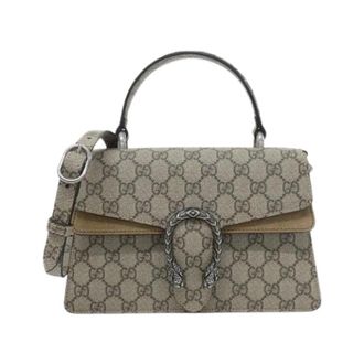 Gucci Pre-owned Dionysus GG Supreme Umh&auml;ngetasche - - Pre-owned - Damen - Beige - ONE SIZE