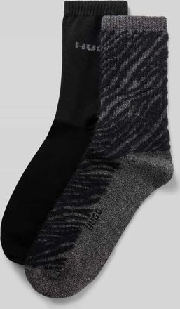 HUGO BOSS Socken mit Logo-Schriftzug im 2er-Pack