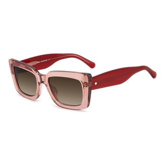 Kate Spade New York Femme, Accessoires, Rose, Taille: 52 MM Lunettes de soleil roses/marron Cailin 2/S
