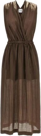 Nude Nude, Femme, Robes, Brun, Taille: 34 FR Floor Length Dress