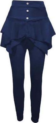 Generic Collant Femme Leggings doublés en Polaire pour Femmes, Longueur aux Genoux, avec Jupe, Jupe Chaude dhiver pour Femmes Pantalon Polaire Femme Collant D