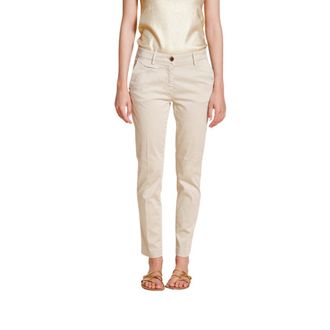 Mason's Femme, Pantalons, Beige, Taille: 42 FR New York Slim Chino