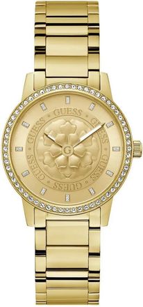 Guess Uhren - Quarz-Analoguhr Petal - Gr. unisize - in Gold - f&uuml;r Damen